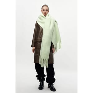 An Oversized Scarf Is The Accessory Of The Season