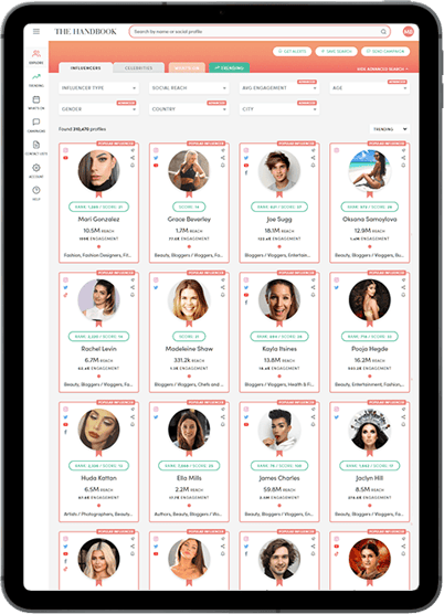 Contact Celebrities | Influencer Contact Details | 600K Profiles