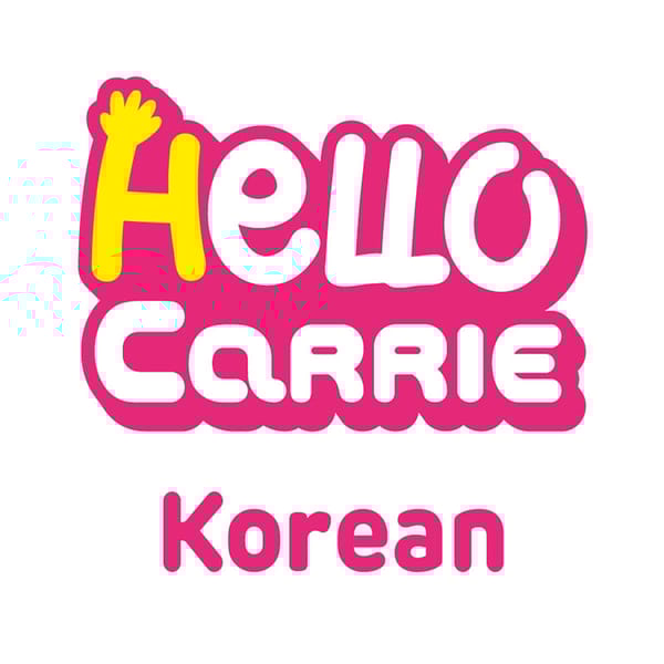 Contact Hello Carrie Hangul Korean Alphabet - Creator and Influencer