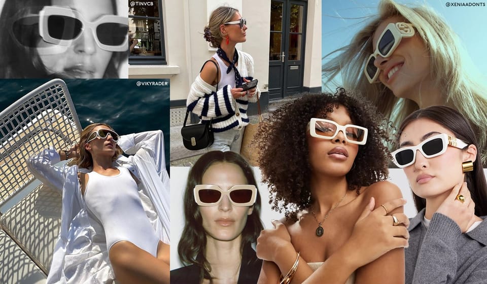 12 Pairs Of White Sunglasses We're Lusting Over - The Handbook